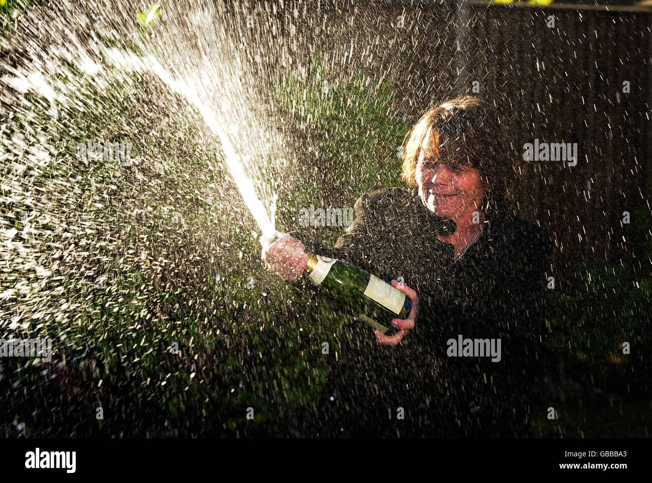 Maria Murray, 41, from Avonmouth, Bristol, celebrates her one million ...