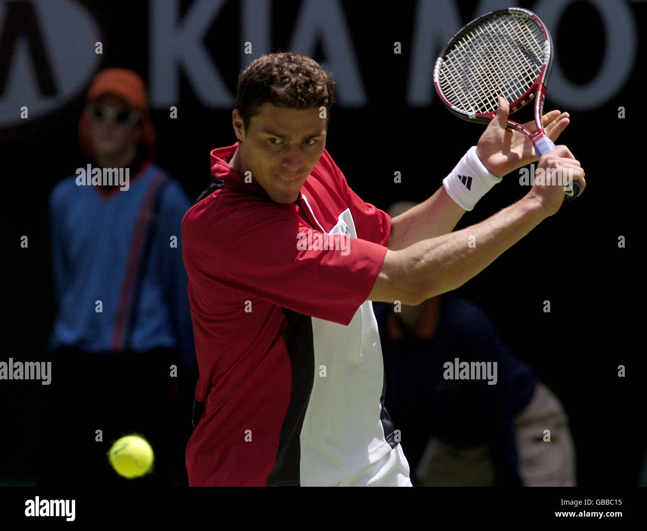 Tennis - Australian Open 2004 - Third Round. Marat Safin of Russia in ...