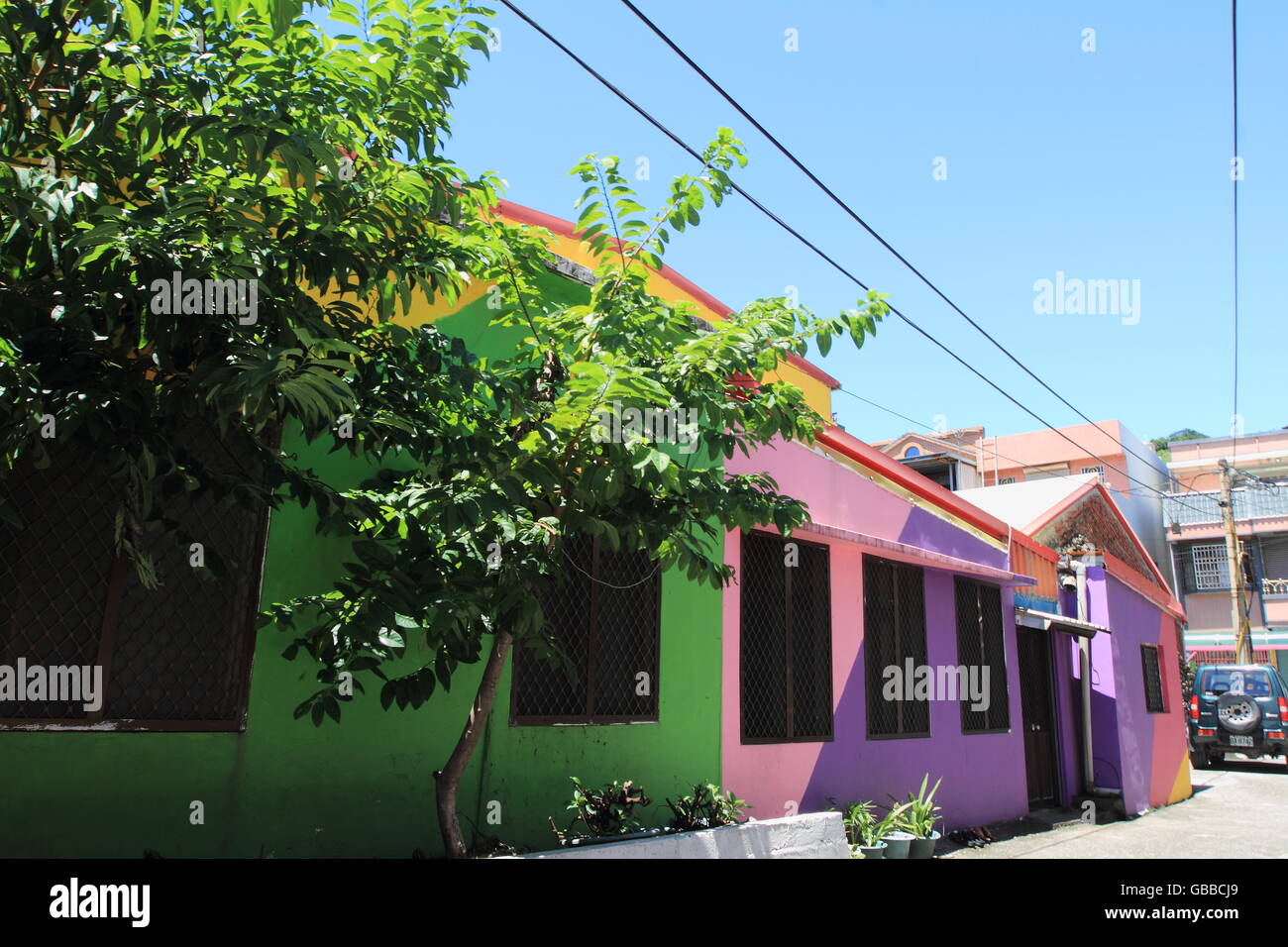Dawu tribes painted Stock Photo - Alamy