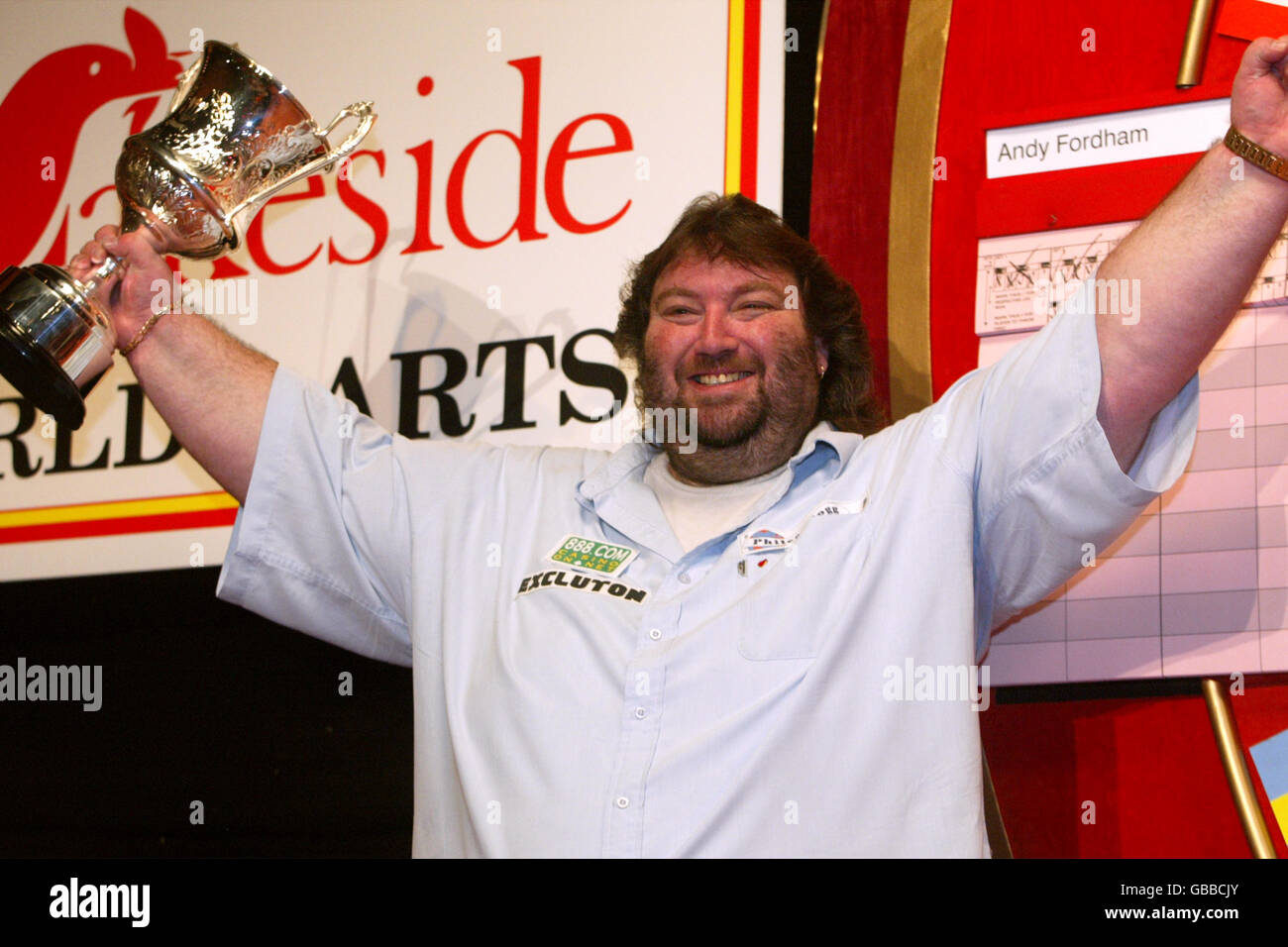 Darts - BDO World Championship 2004 - Final. Andy Fordham celebrates ...