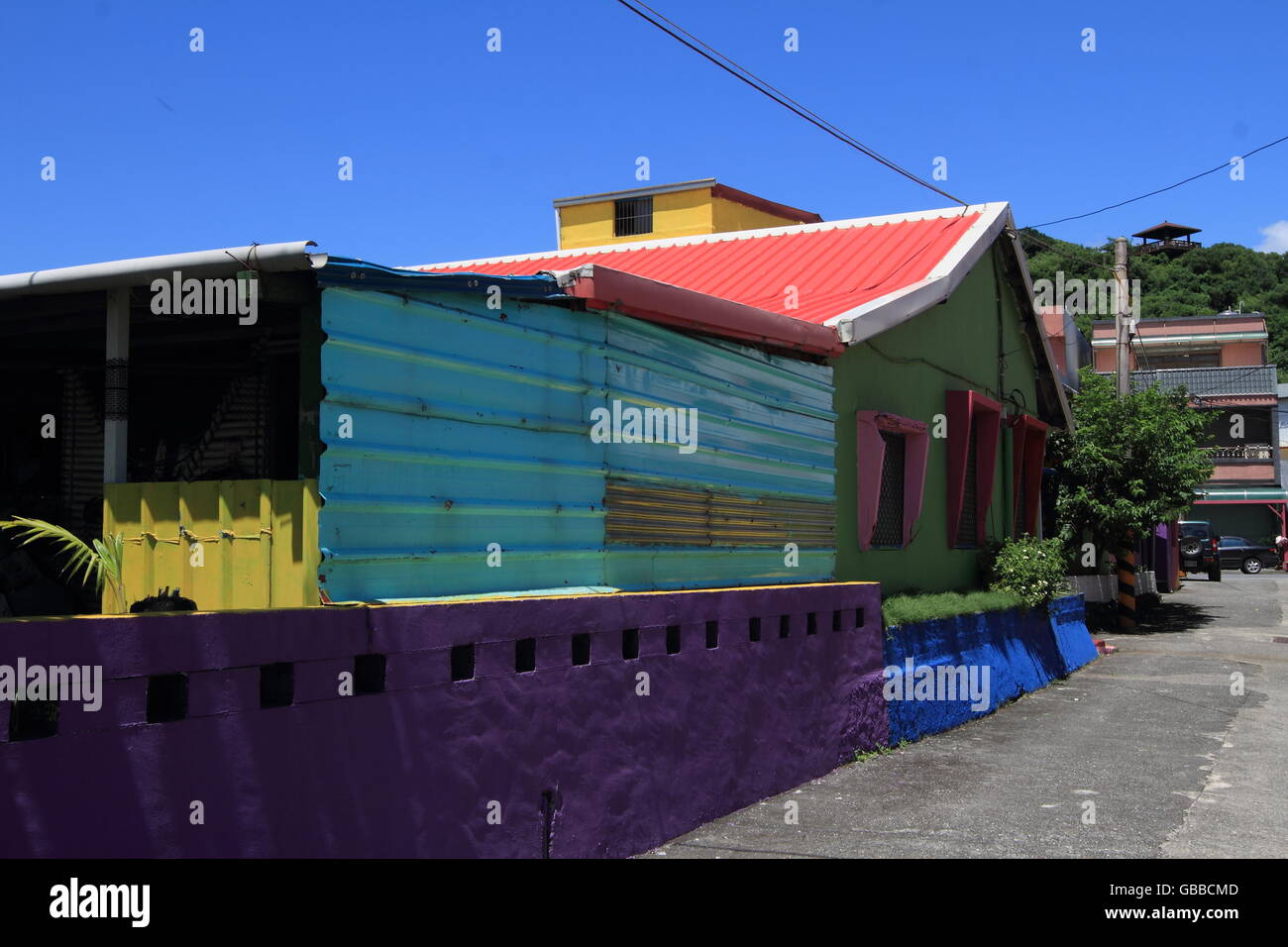 Dawu tribes painted Stock Photo - Alamy