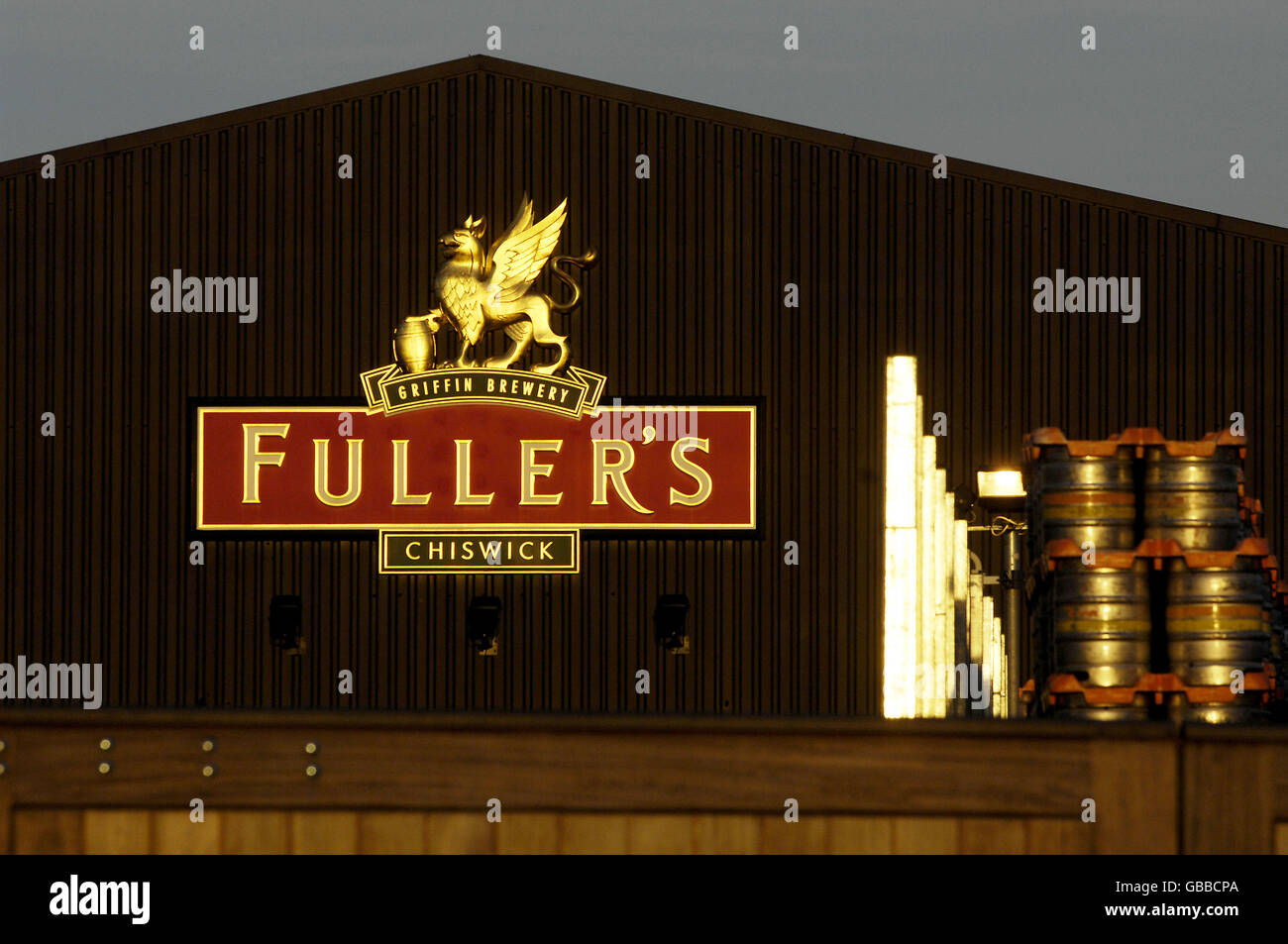 Fuller's Griffin Brewery Stock Photo - Alamy
