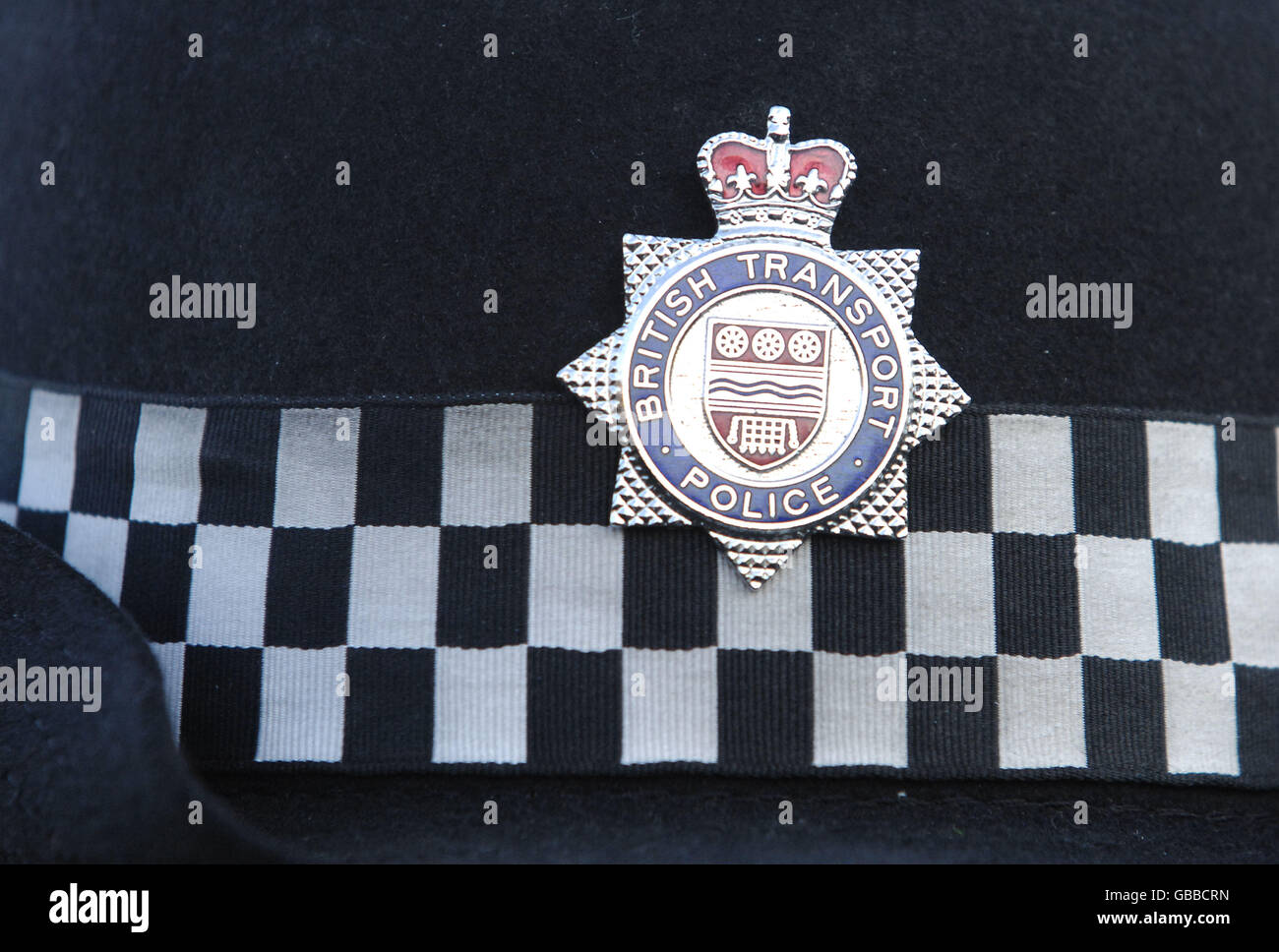 A British Transport Police officer at Bromley South rail station in ...