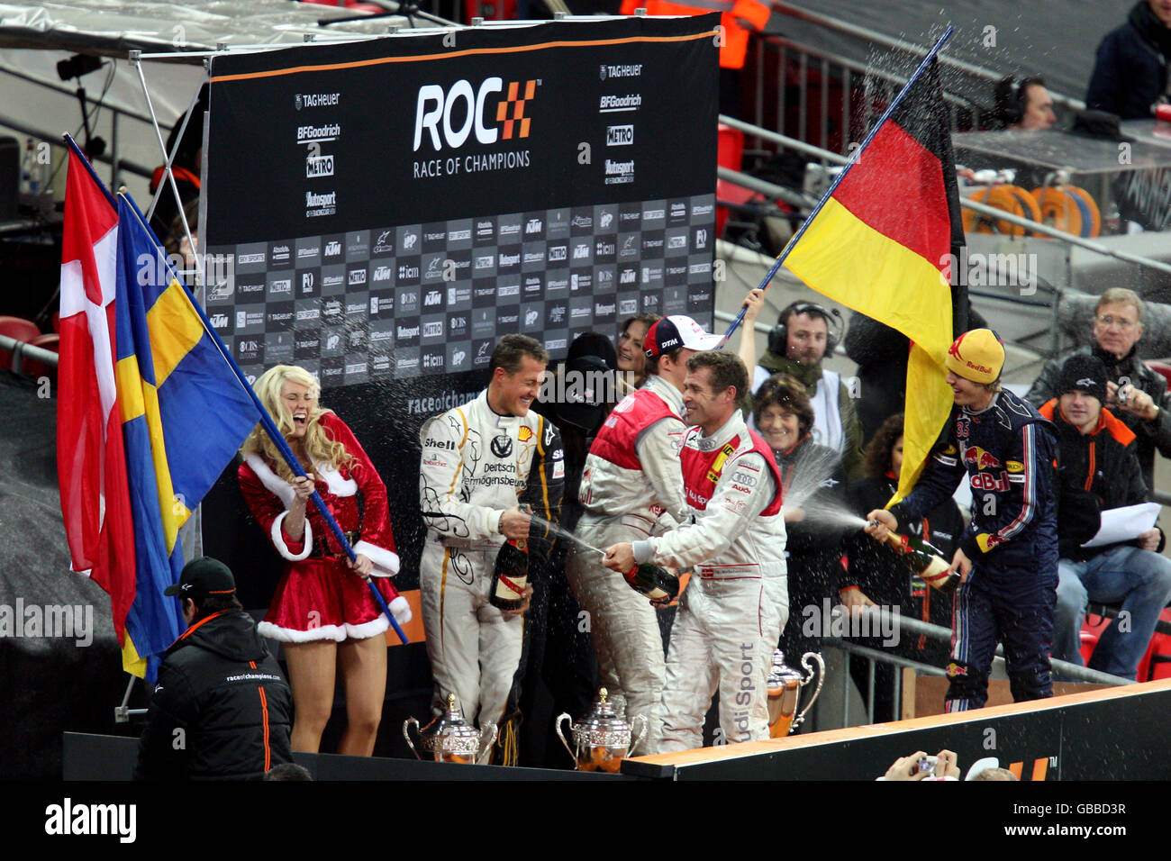 Motor Racing - Race of Champions - Wembley Stadium Stock Photo - Alamy