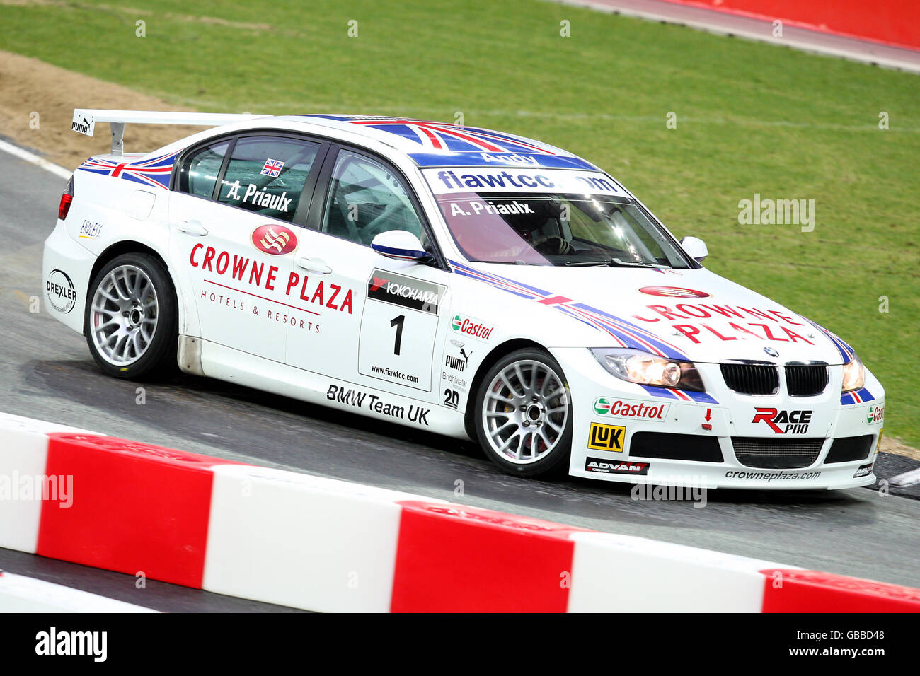 Andy Priaulx during the Race of Champions at Wembley Stadium Stock ...