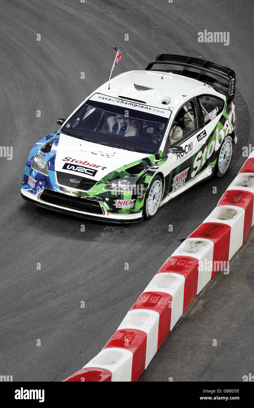 Andy Priaulx during the Race of Champions at Wembley Stadium Stock ...