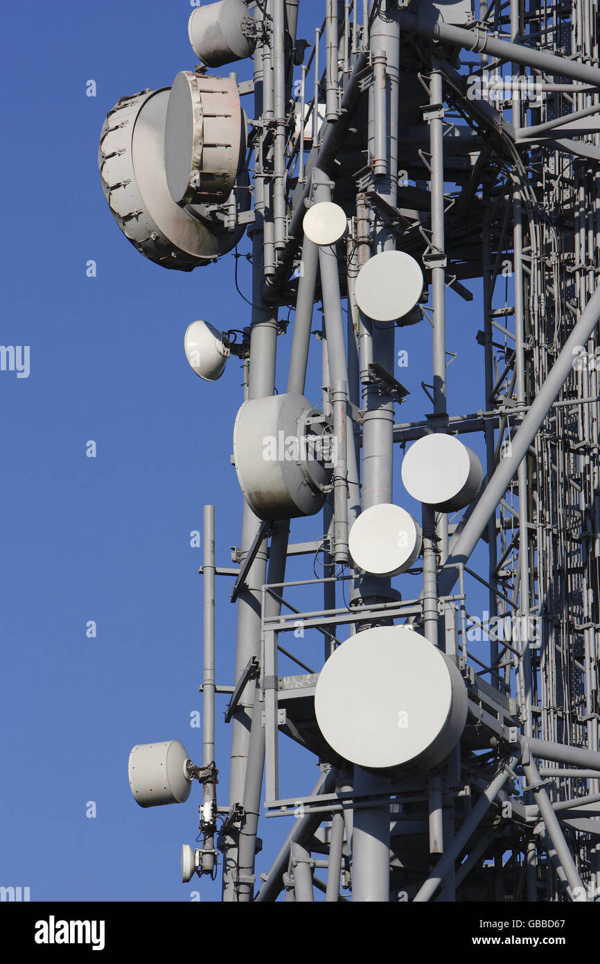 Television Transmitter Mast Stock Photo - Alamy