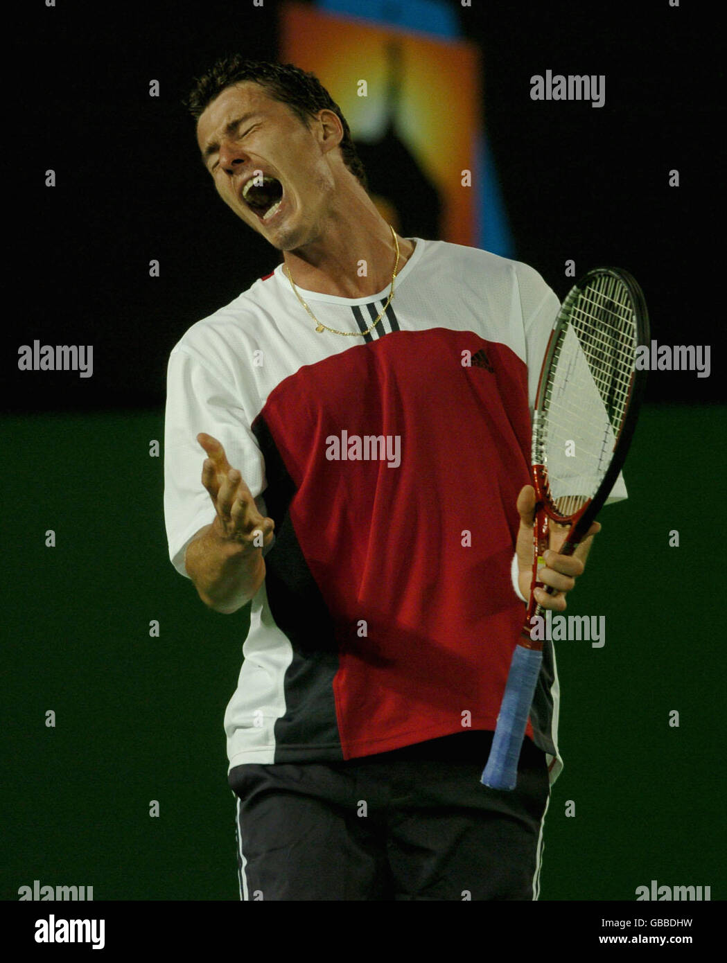 Tennis - Australian Open 2004 - Quarter Final Stock Photo - Alamy
