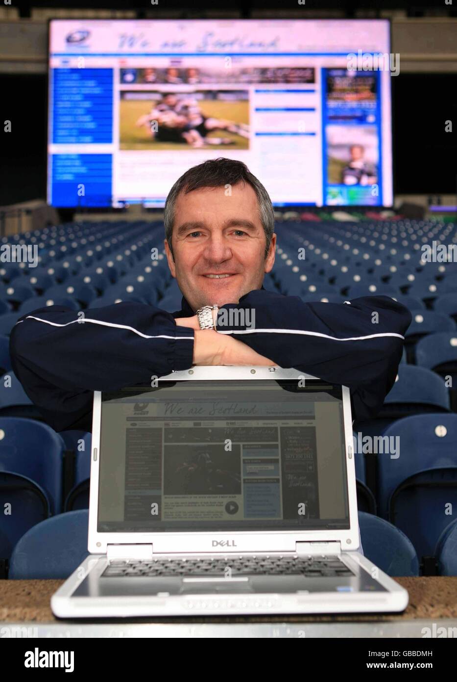 Rugby Union - Official website launch - Murrayfield. Scottish rugby ...