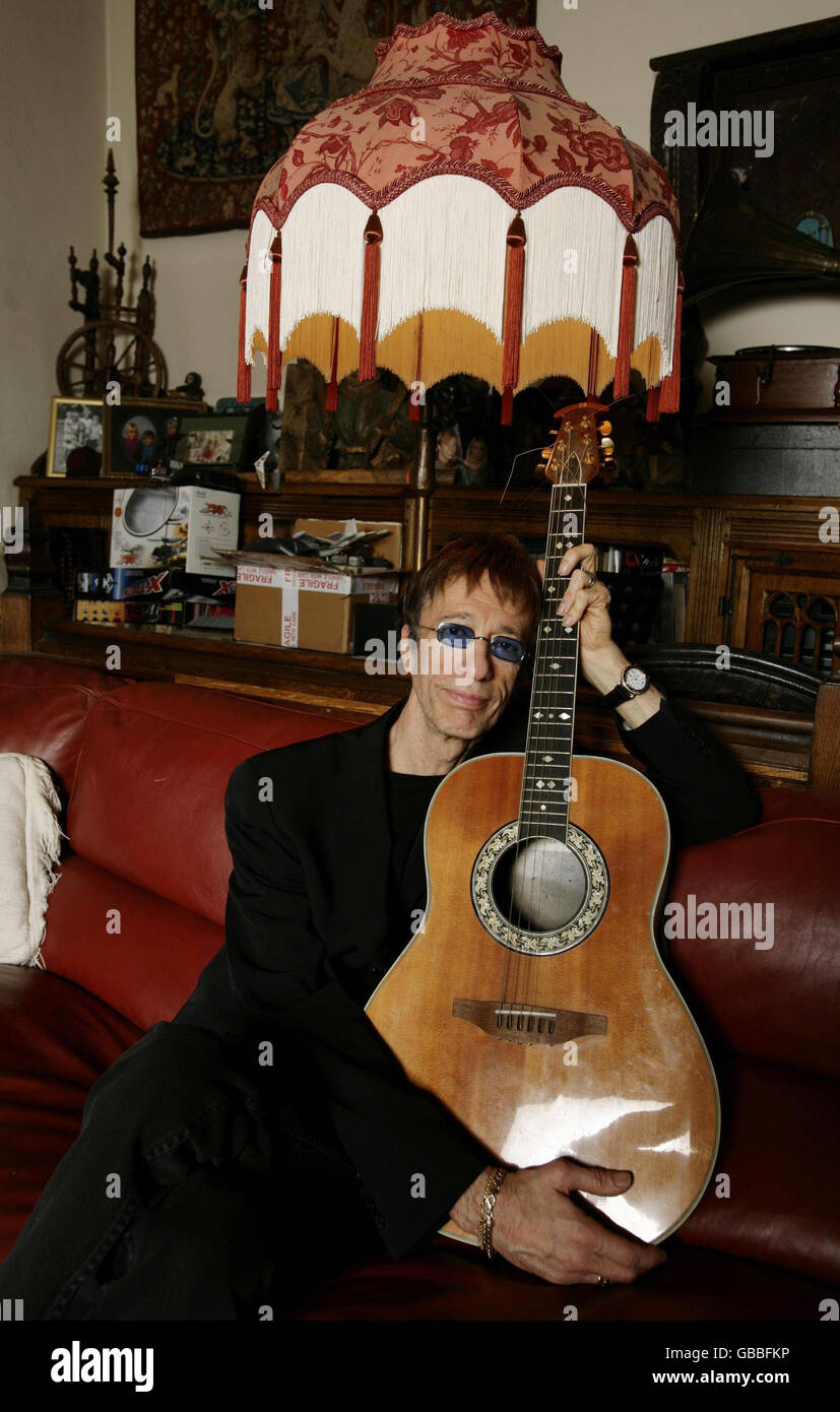 Robin Gibb portraits - Oxford Stock Photo - Alamy
