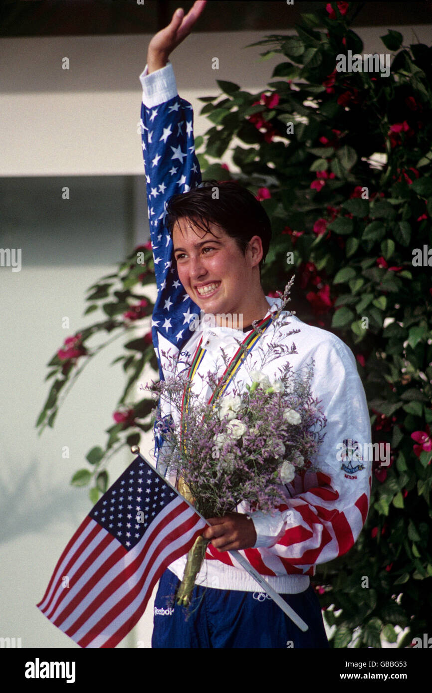 Swimming - Barcelona Olympic Games 1992 - Women's 800m Freestyle. USA's ...