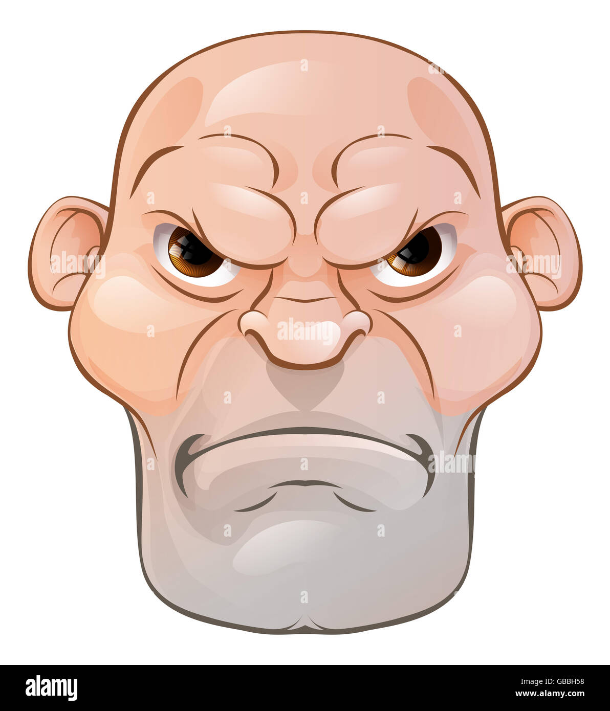 Illustration mean angry looking cartoon hi-res stock photography and ...