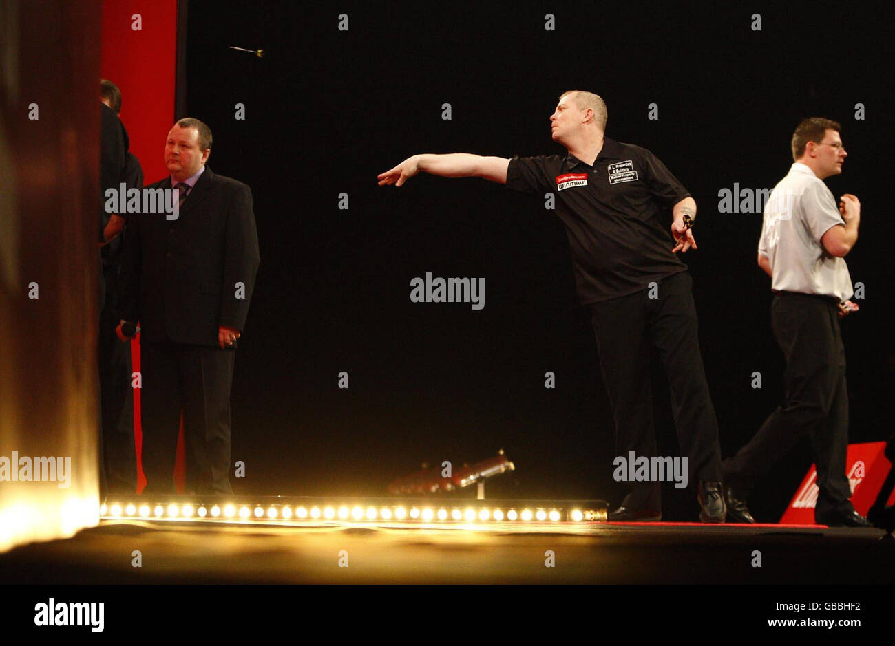 Englands tony eccles during the world championships at alexandra palace ...
