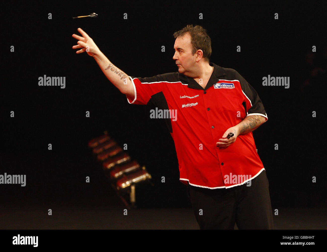 P englands phil taylor during the world championships at alexandra ...