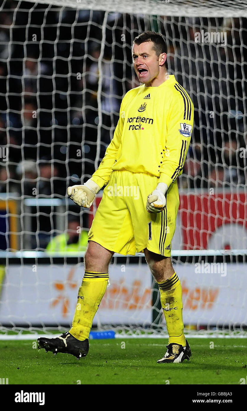 Newcastle United goalkeeper Shay Given during the FA Cup Third Round ...