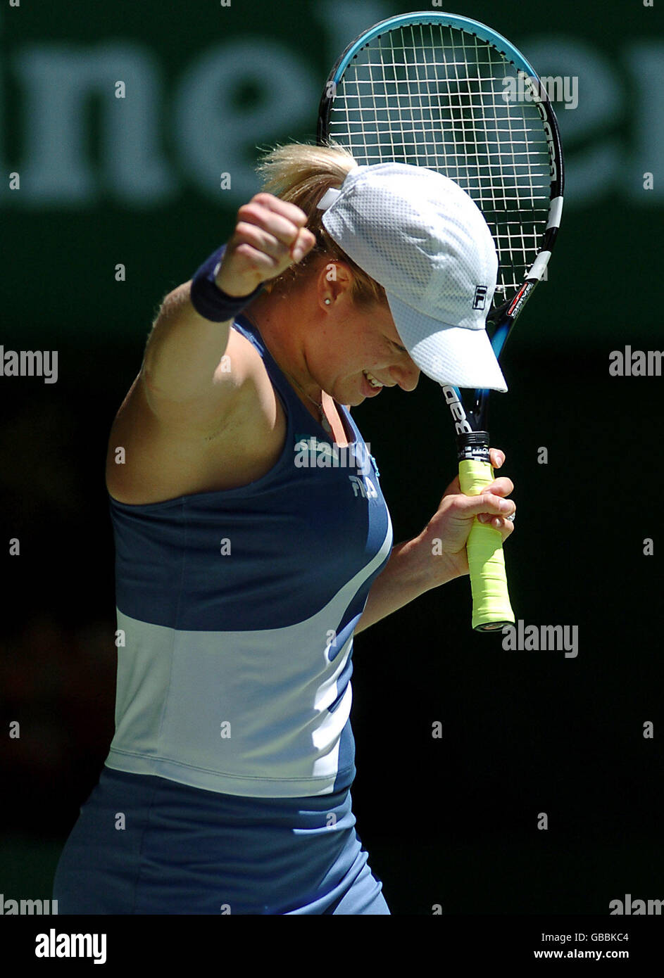 Tennis - Australian Open 2004 - Quarter Final. Kim Clijsters of Belgium ...