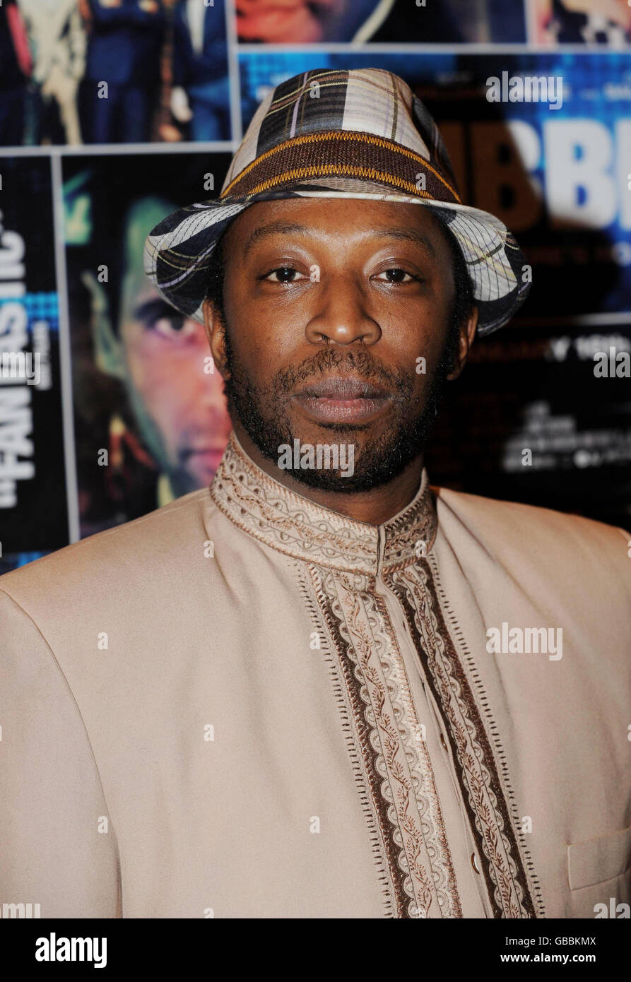 Shaun Parkes arrives for the UK gala screening of Clubbed at the Empire ...