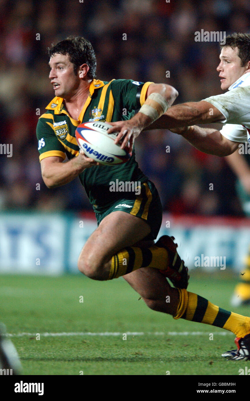 Rugby league action stuart fielden hi-res stock photography and images ...