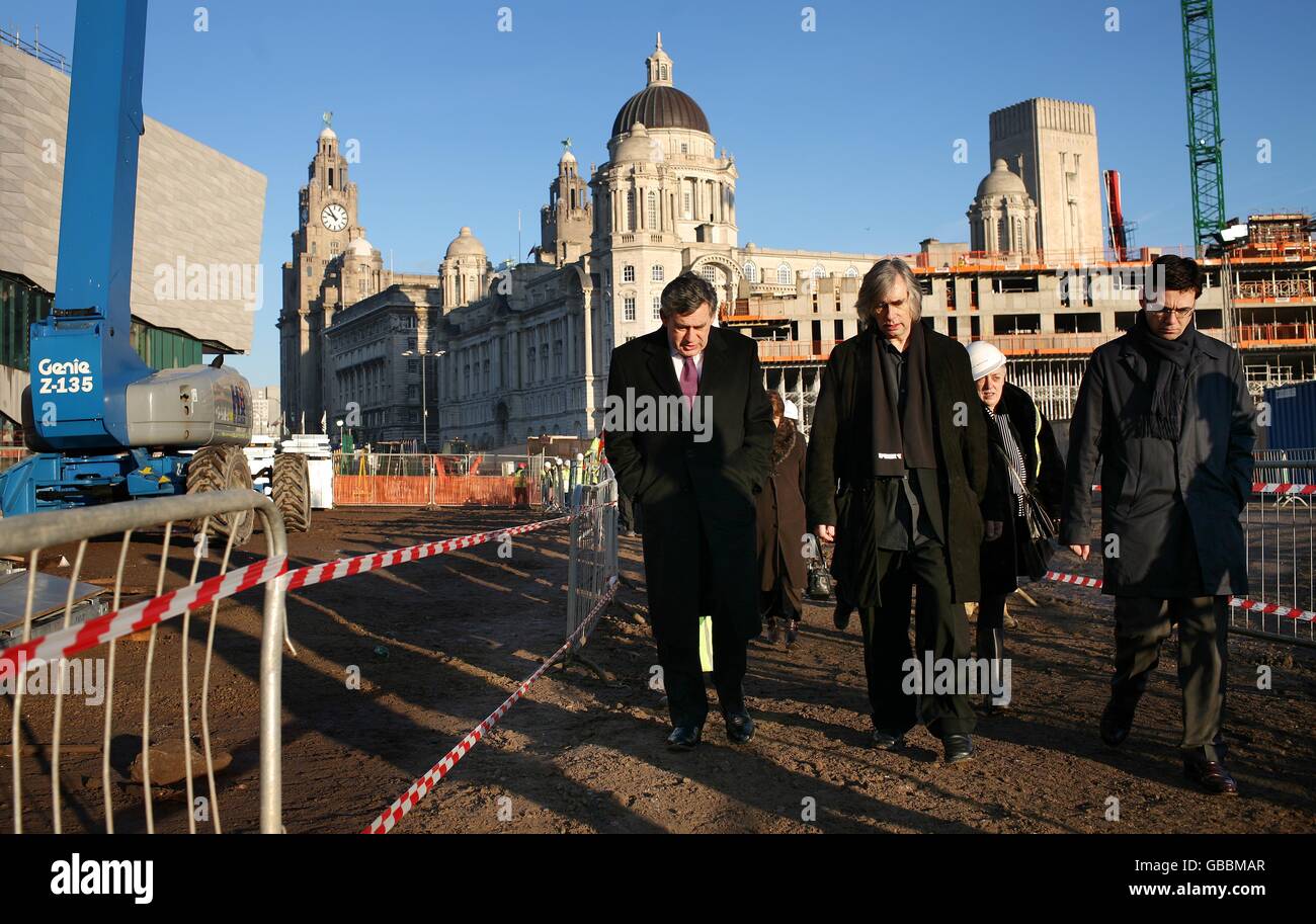 (left to right) Prime Minister Gordon Brown, Brookside and Hollyoaks ...