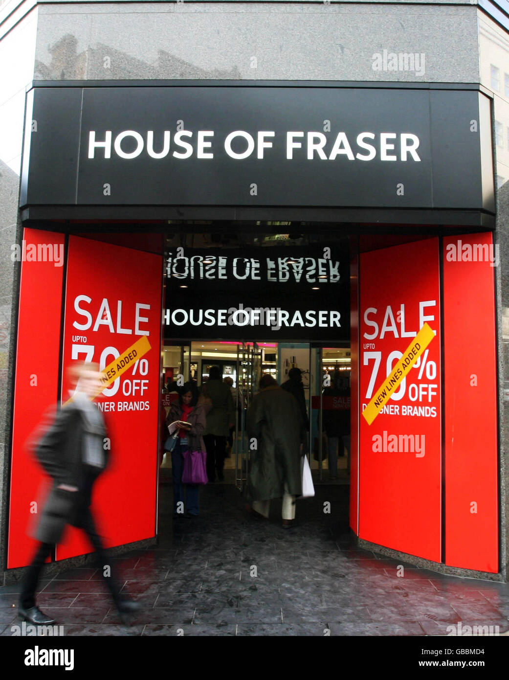 General view house fraser store on oxford street hi-res stock photography and images - Alamy