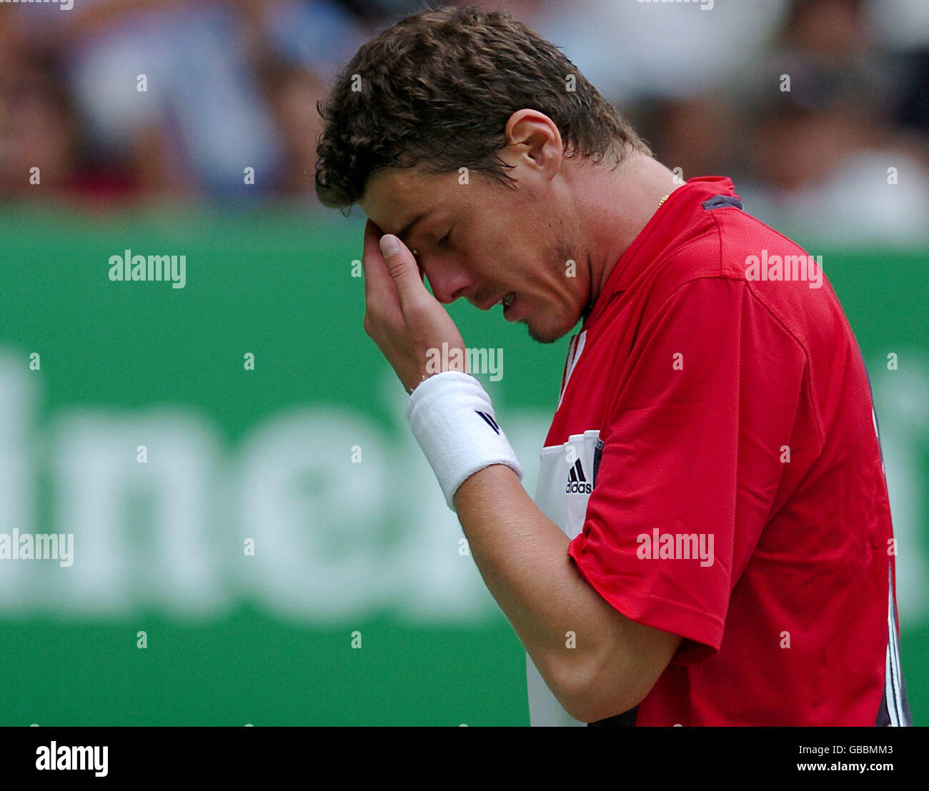 Tennis - Australian Open 2004 - Men's Final. A dejected Marat Safin of ...