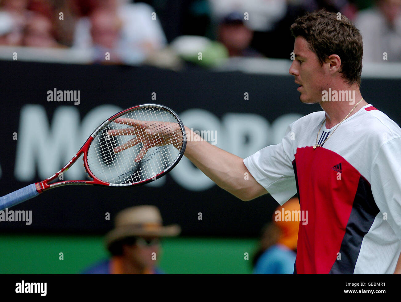Tennis - Australian Open 2004 - Men's Final. A dejected Marat Safin of ...