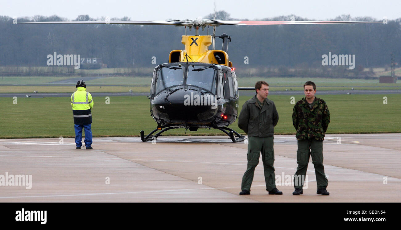 A Griffin at RAF Shawbury, where Prince William will be training to fly ...
