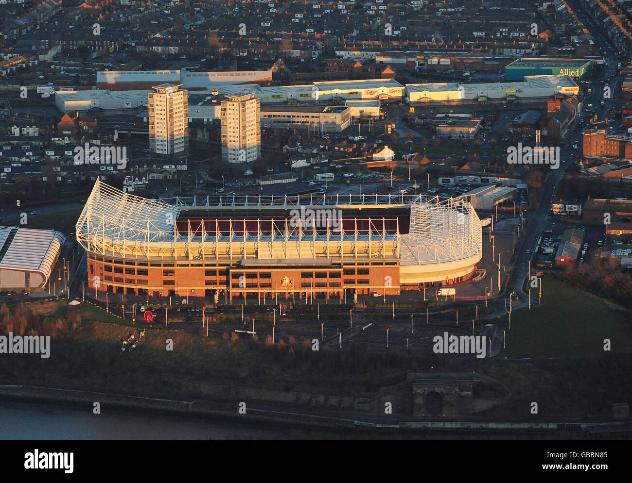 Soccer - Stadium Of Light. General view of the Stadium Of Light ...