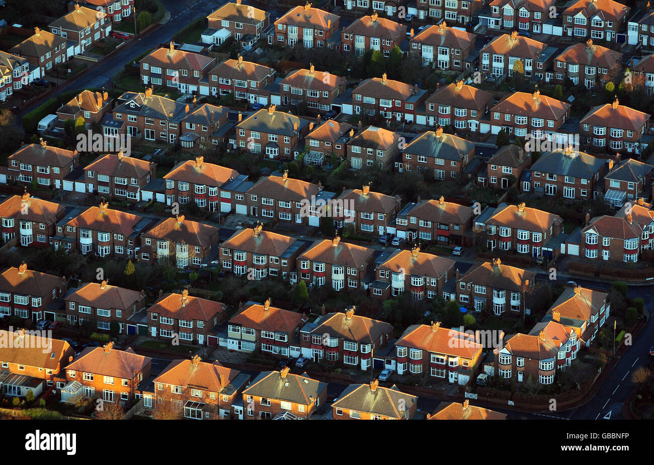Newcastle houses from above hi-res stock photography and images - Alamy