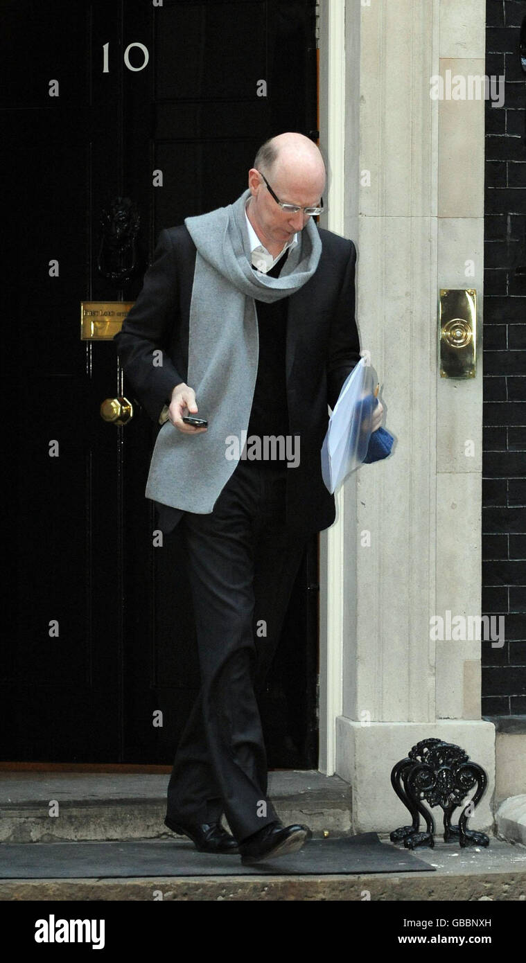 Newly-appointed Trade and Investment Minister Mervyn Davies leaves 10 ...