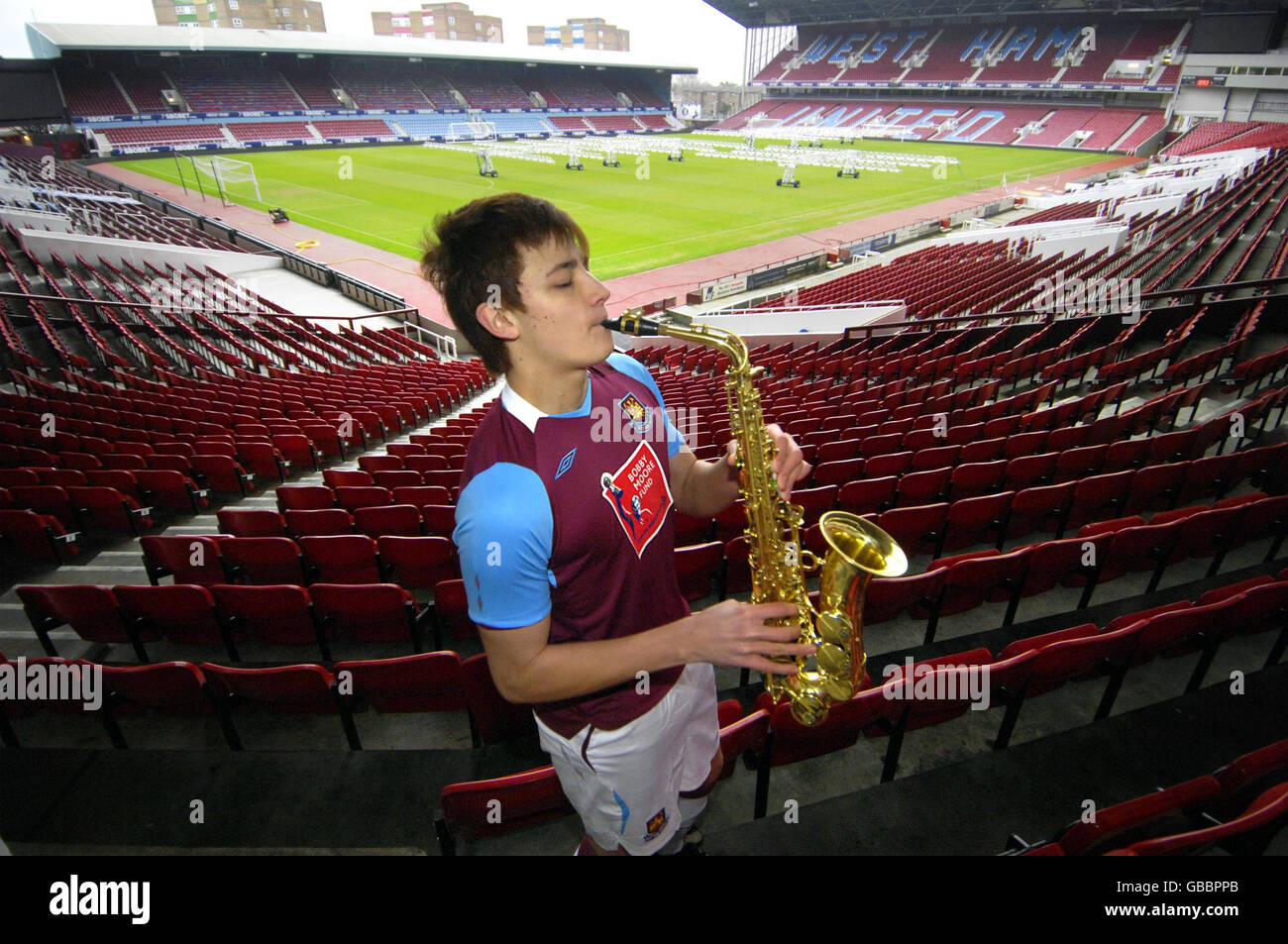 Former West Ham Academy schoolboy footballer, Tyler Rix, at West Ham's ...