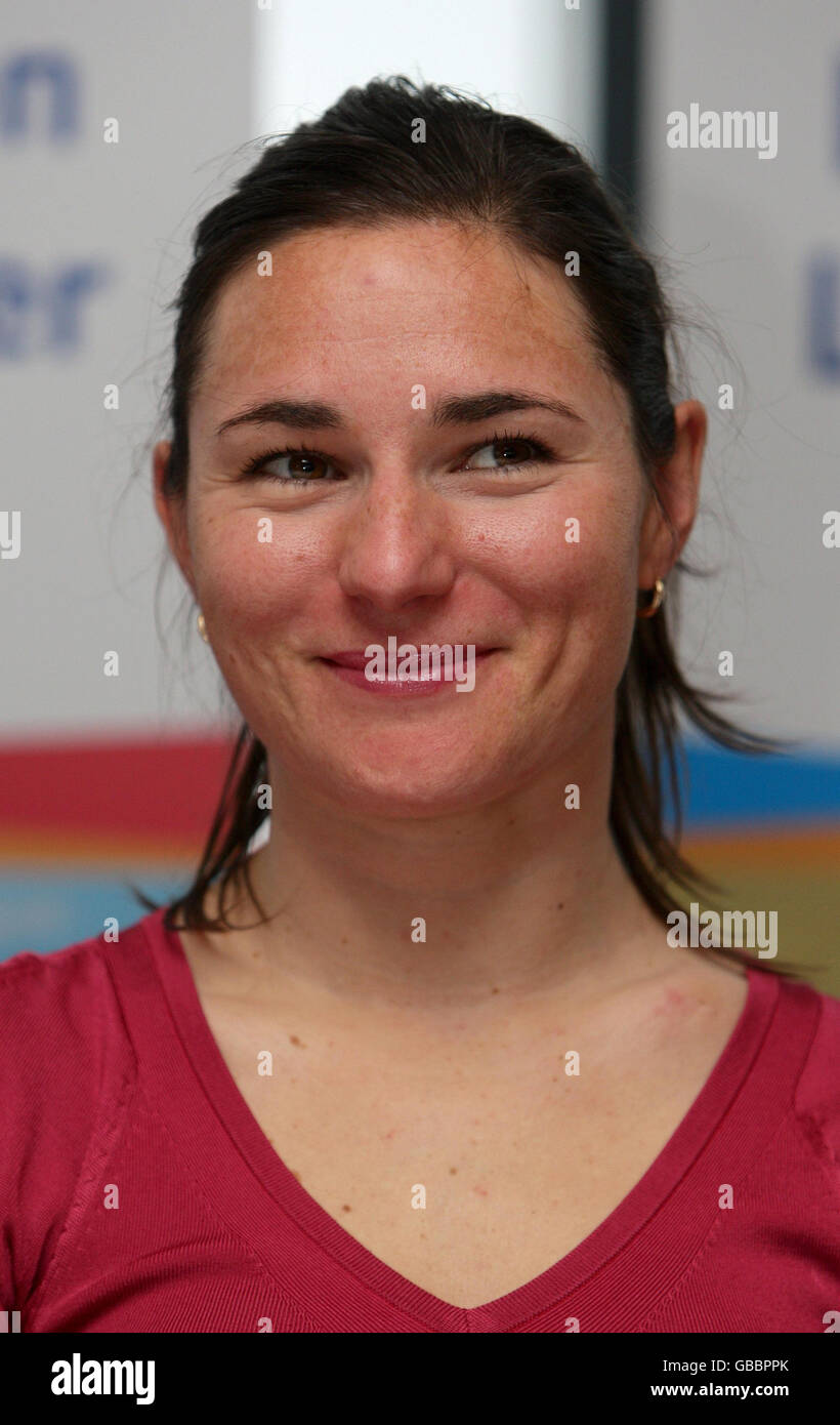 Sarah Story during the Paralympics World Cup Launch at the Hilton Hotel ...