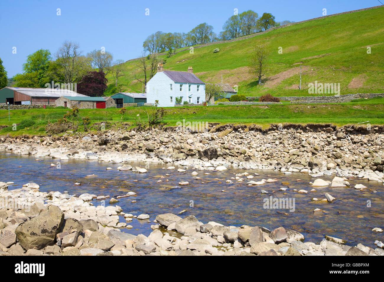 South Tyne river. Underbank, Alston, Cumbria, England, United Kingdom ...