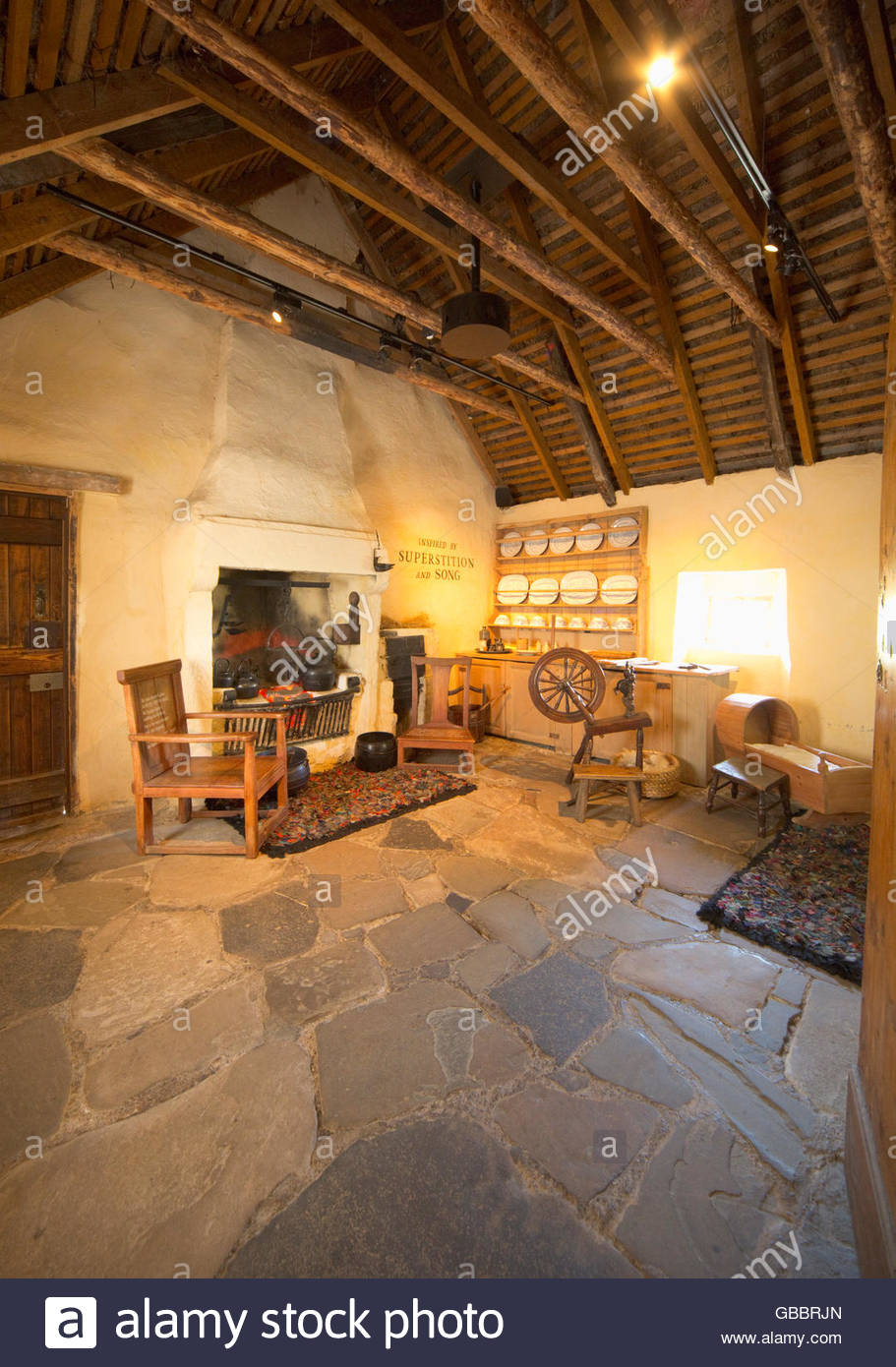 Robert Burns Cottage Alloway High Resolution Stock Photography and ...