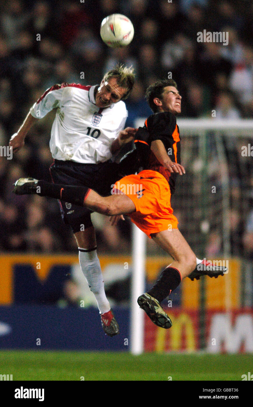 Soccer - Under 21 International Friendly - England v Holland. England's ...