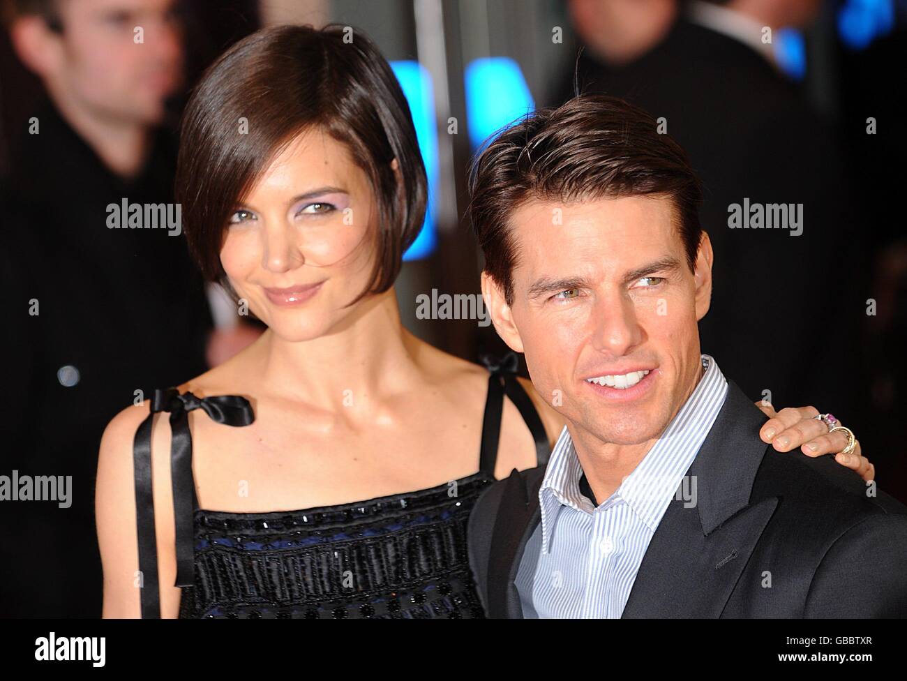 Tom Cruise and his wife Katie Holmes arrive for the UK Premiere of ...