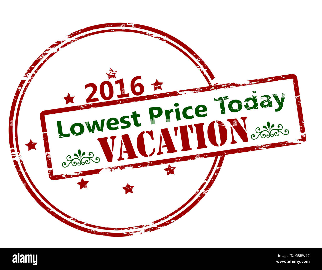 Rubber stamp with text lowest price today inside, vector illustration ...