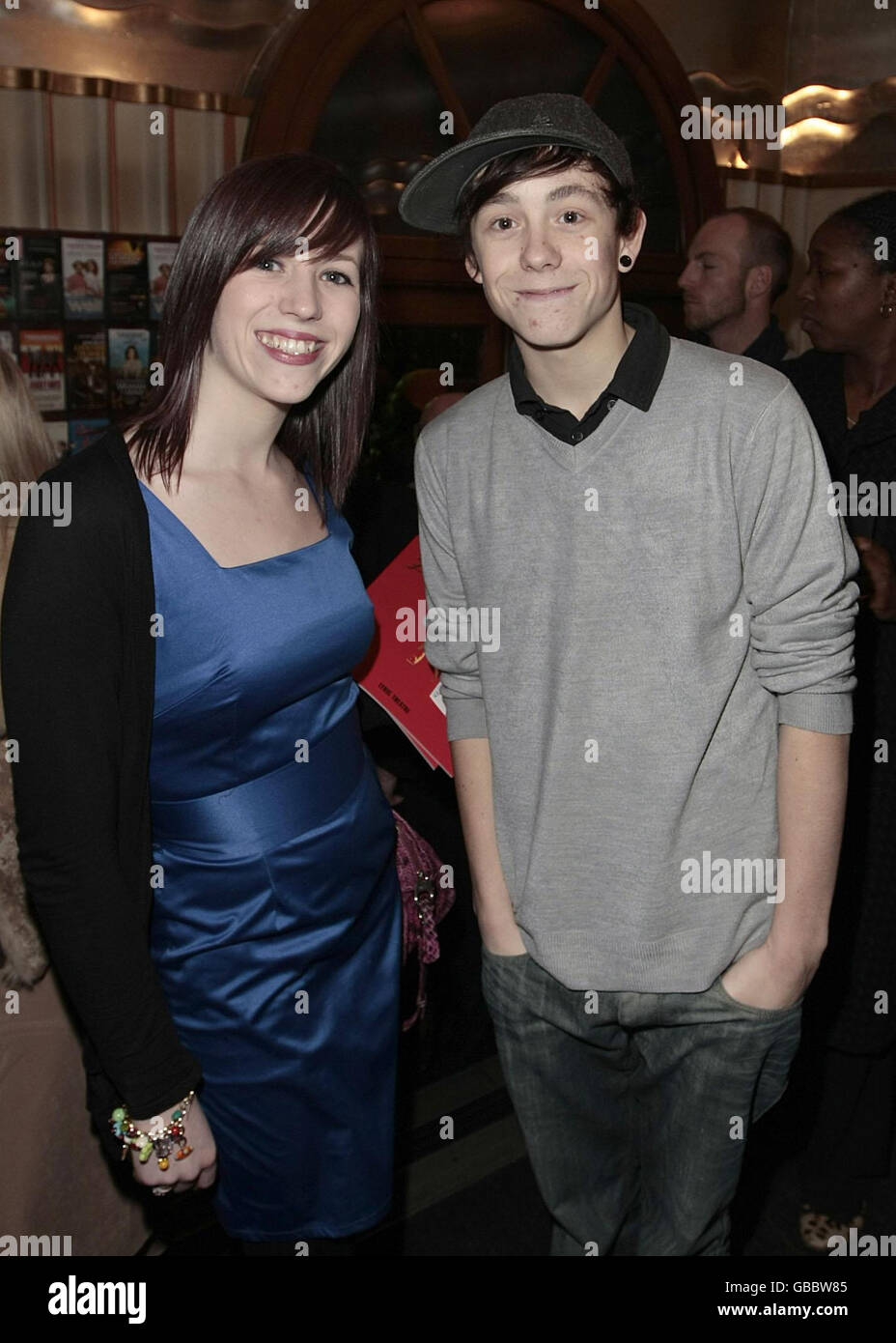 L'il Chris (R) and Britain's Got Talent star Faryl Smith arrive for the ...