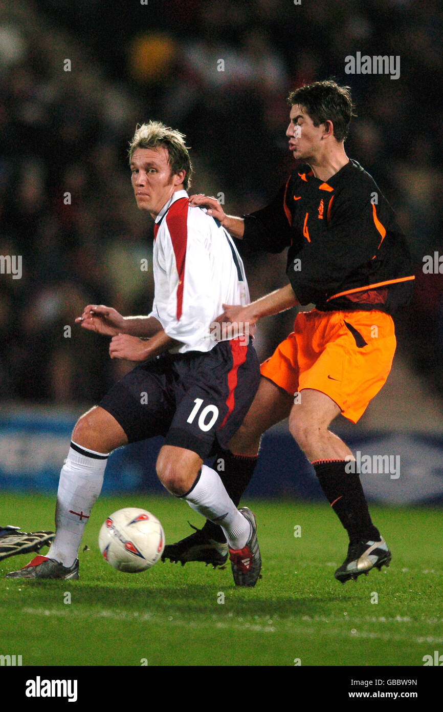Soccer - Under 21 International Friendly - England v Holland. England's ...