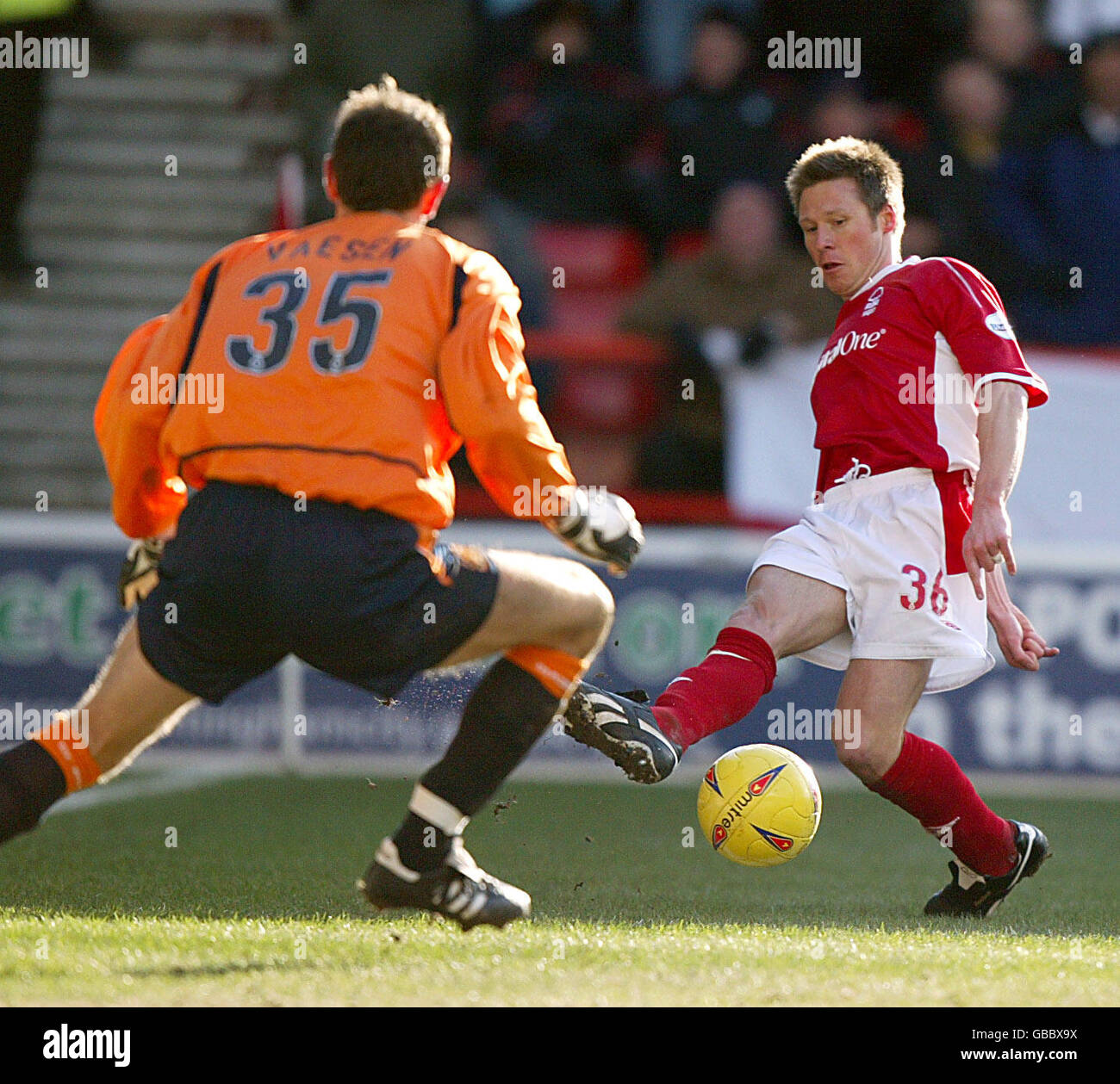 Nottingham forests nick barmby and bradford citys goalkeeper nico ...