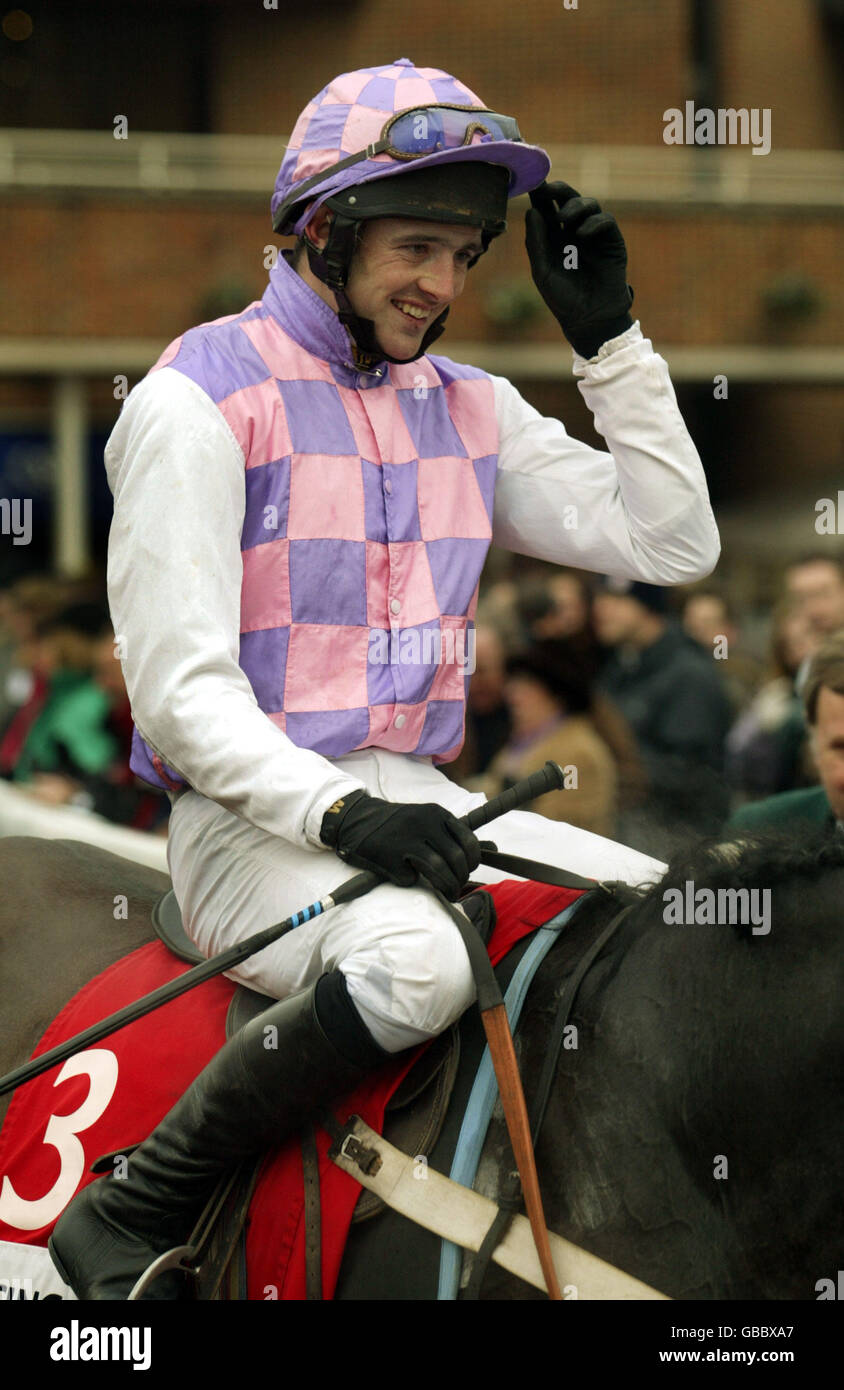Ruby walsh at kempton on marlborough hi-res stock photography and ...