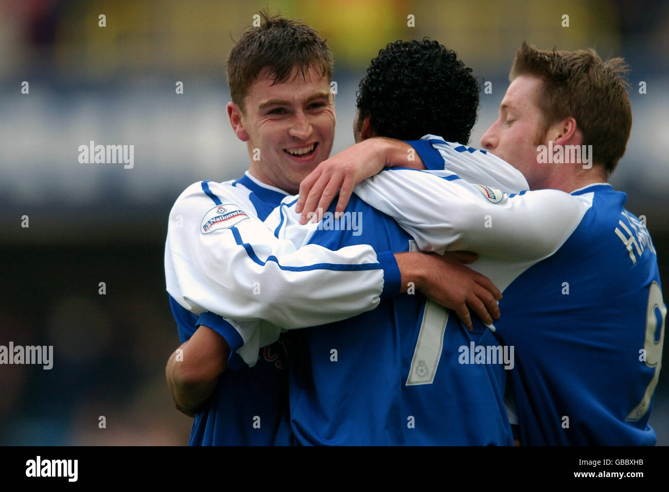 Millwall players celebrate Paul Ifill (c) scoring the opening goal ...