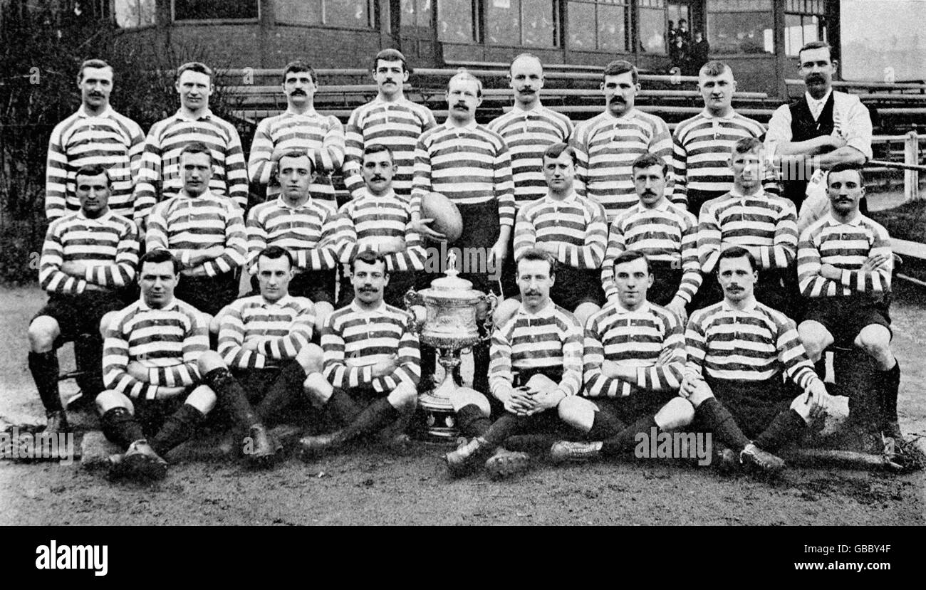 Oldham, winners of the Championship in 1904-05: (back row, l-r) H ...