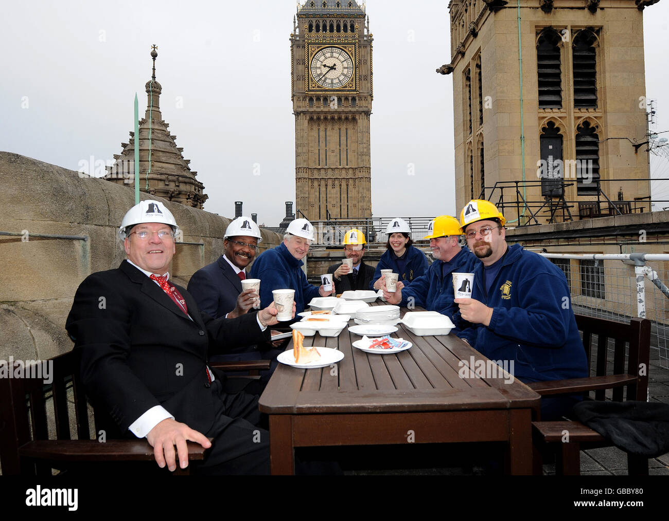 The Big Ben maintenance team (from left to right) Kevin O'Connor ...