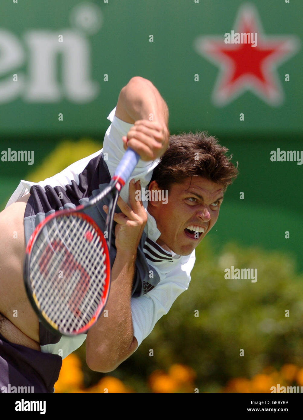 Tennis - Australian Open 2004 - Second Round. Taylor Dent of USA in ...