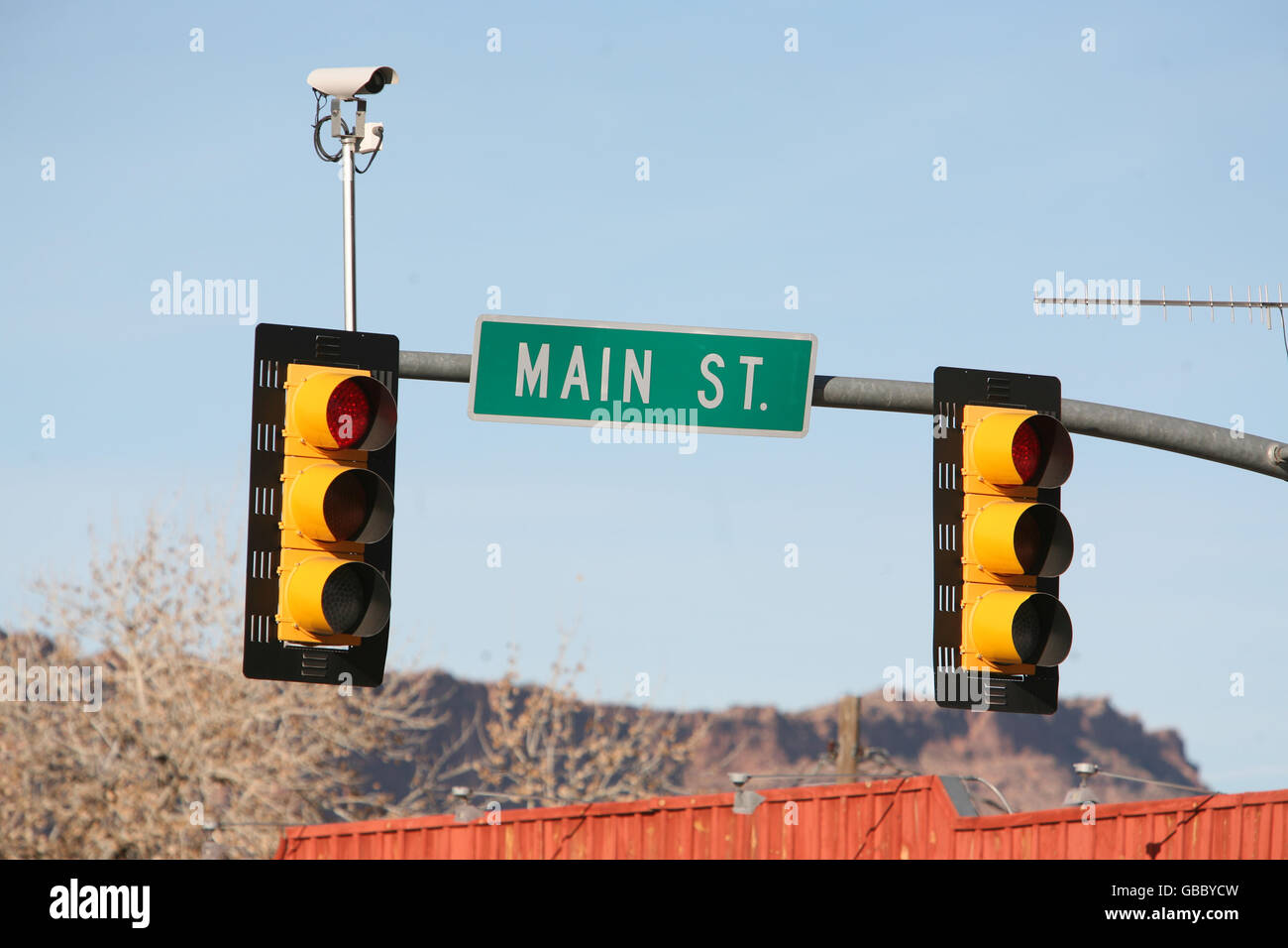 A sign for main street in moab hi-res stock photography and images - Alamy