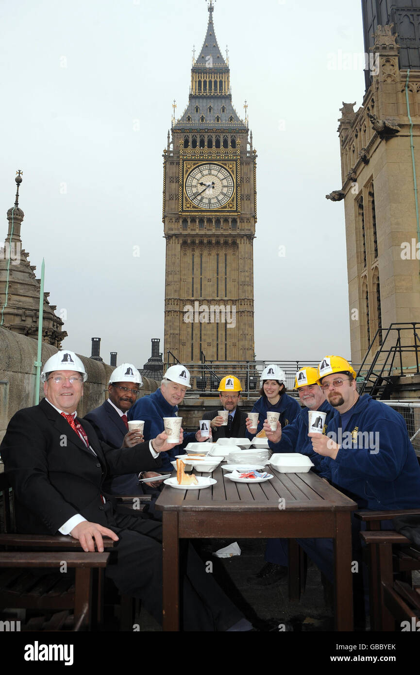 The Big Ben maintenance team (left to right) Kevin O'Connor, Lester ...