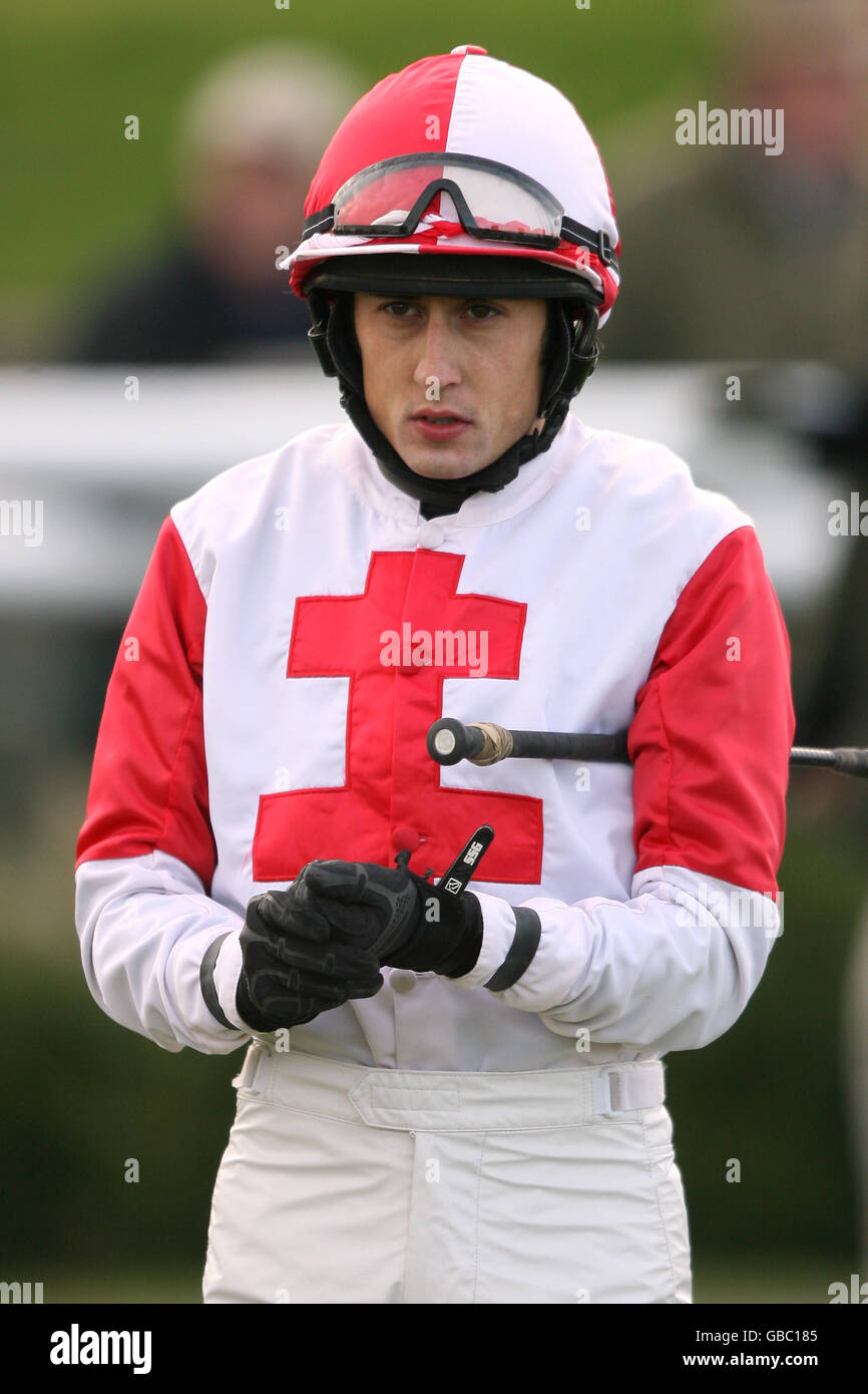 Jockey chris catlin southwell racecourse hi-res stock photography and ...