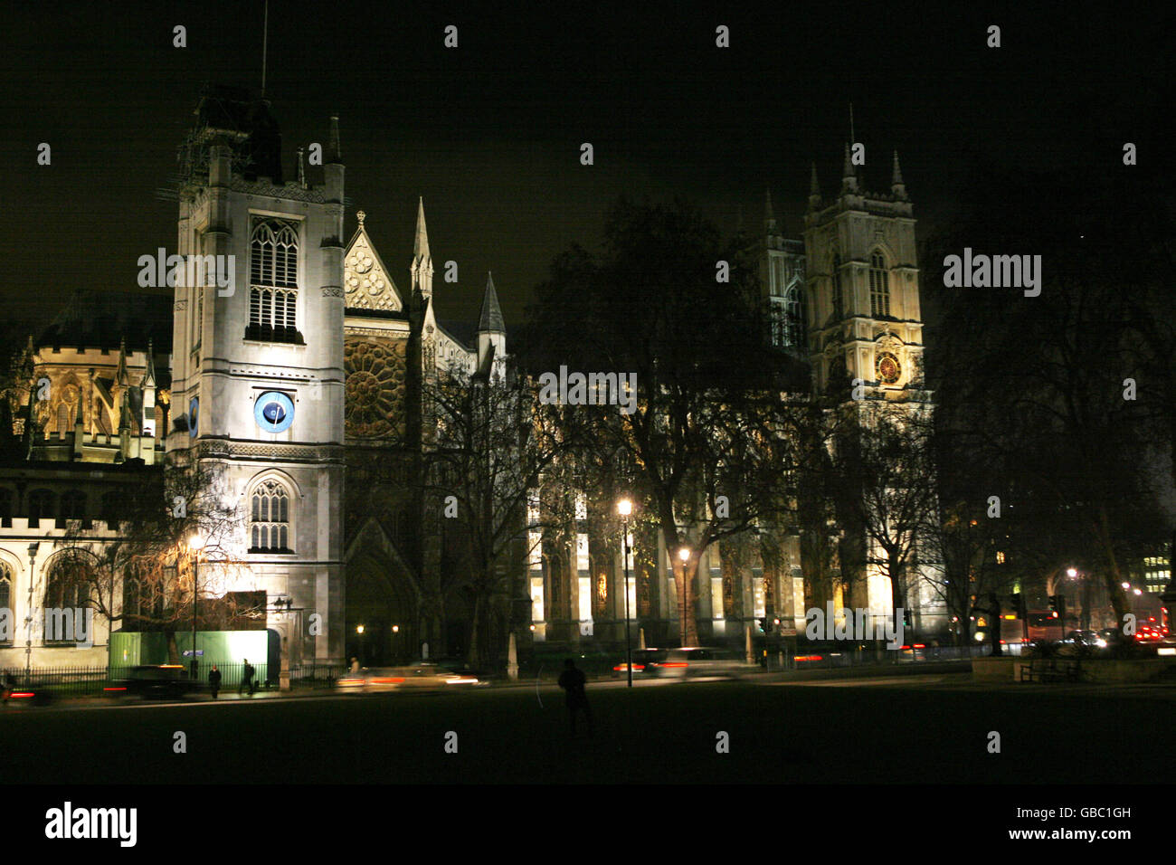Night westminster abbey hi-res stock photography and images - Alamy