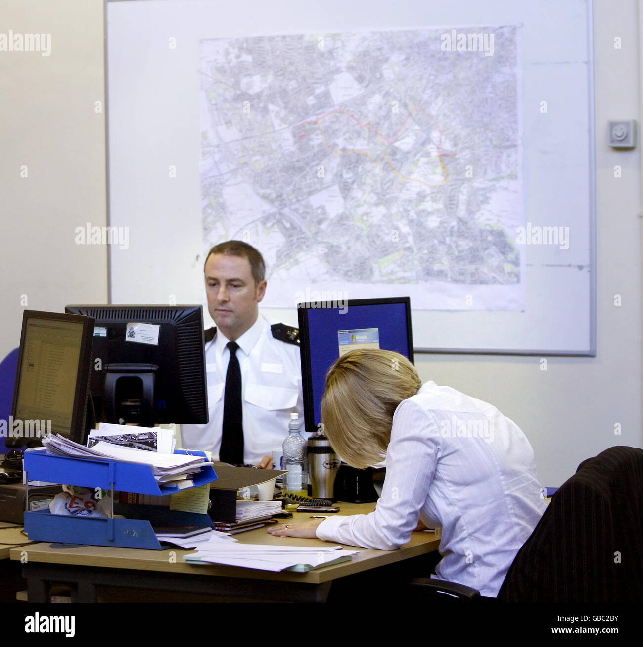 Police incident room hi-res stock photography and images - Alamy